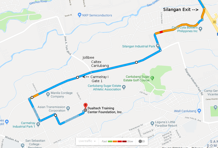How to get there | Dualtech Training Center